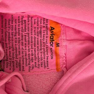 Aviator Nation | Jackets & Coats | Neon Pink Aviator Nation 5 Strip Zip ...